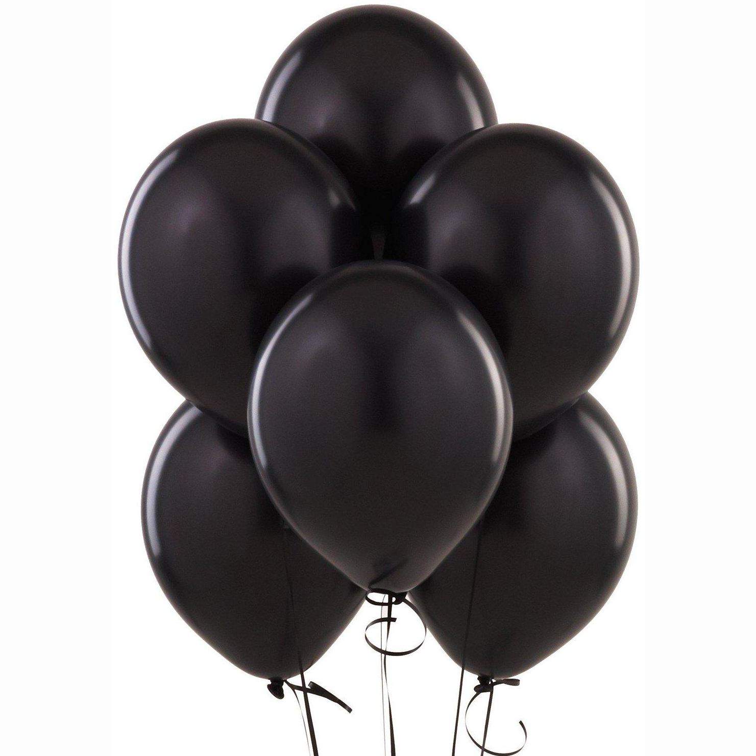 BALONKY dekorační černé 10ks - MojeParty.cz