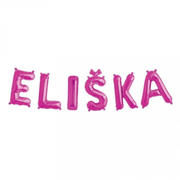 Balónkové jméno Eliška - MojeParty.cz