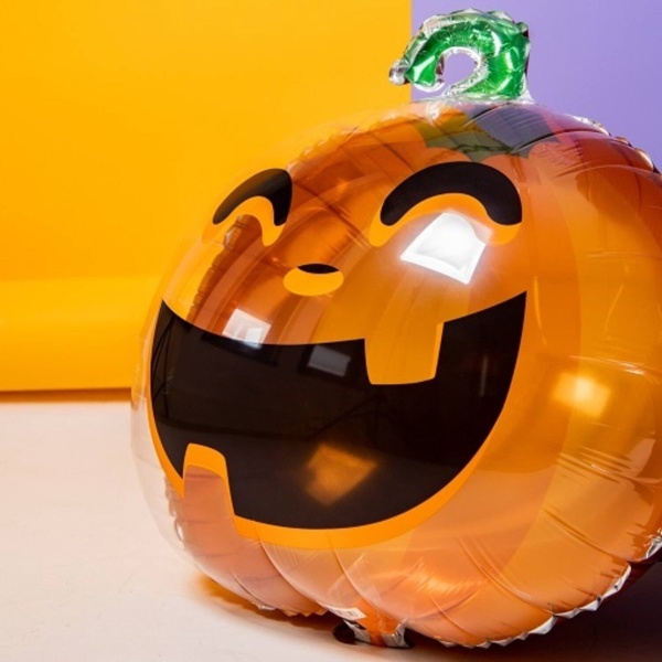 Balónek fóliový Halloween BoOo Dýně 56 cm - MojeParty.cz