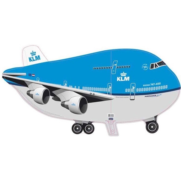 Balónek fóliový letadlo 95x45 cm - MojeParty.cz