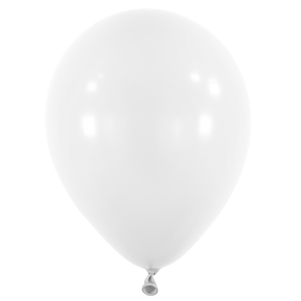 Balónky latexové dekoratérské pastelové bílé 35 cm 50 ks - MojeParty.cz