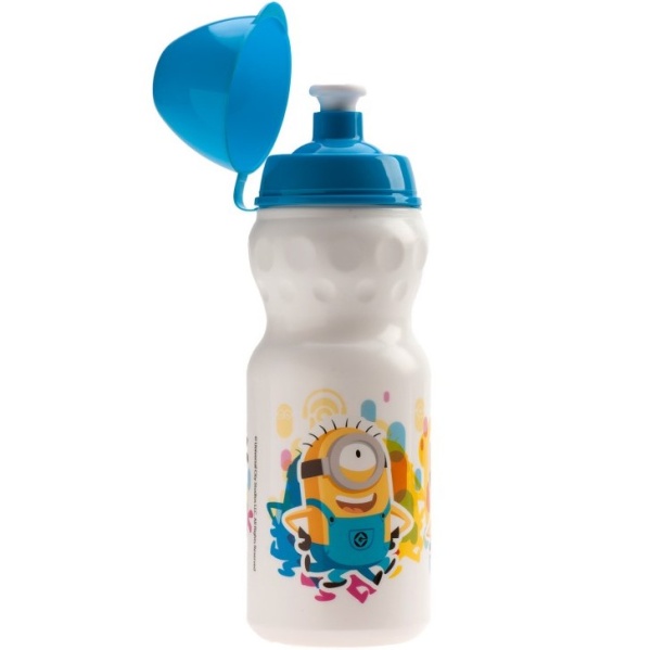 Mimoní party - Láhev na pití s bonbónky bílá 350 ml - MojeParty.cz