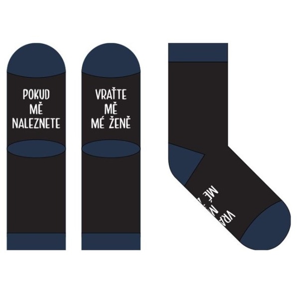 Ponožky dárkové Vraťte mě ženě - MojeParty.cz