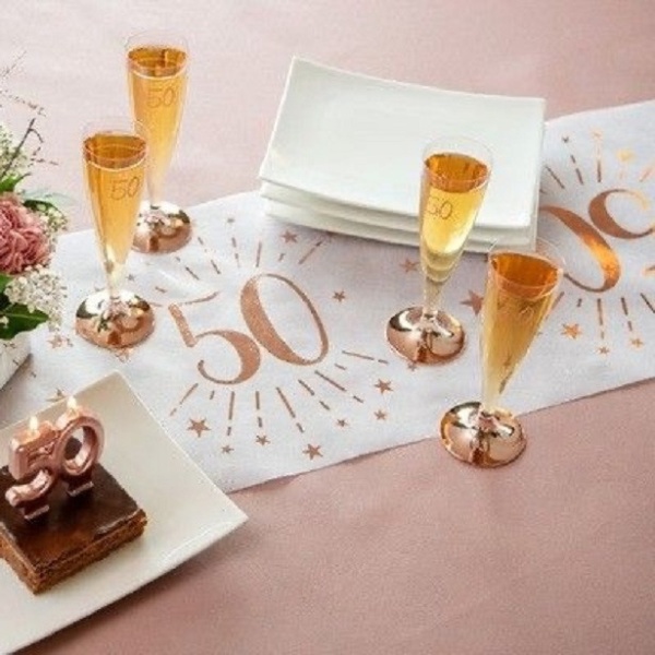 Šerpa stolová Sparkling 80. narozeniny 30cm x 5m - MojeParty.cz