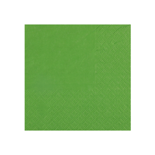Ubrousky papírové zelené 21 x 20 cm 10 ks - MojeParty.cz